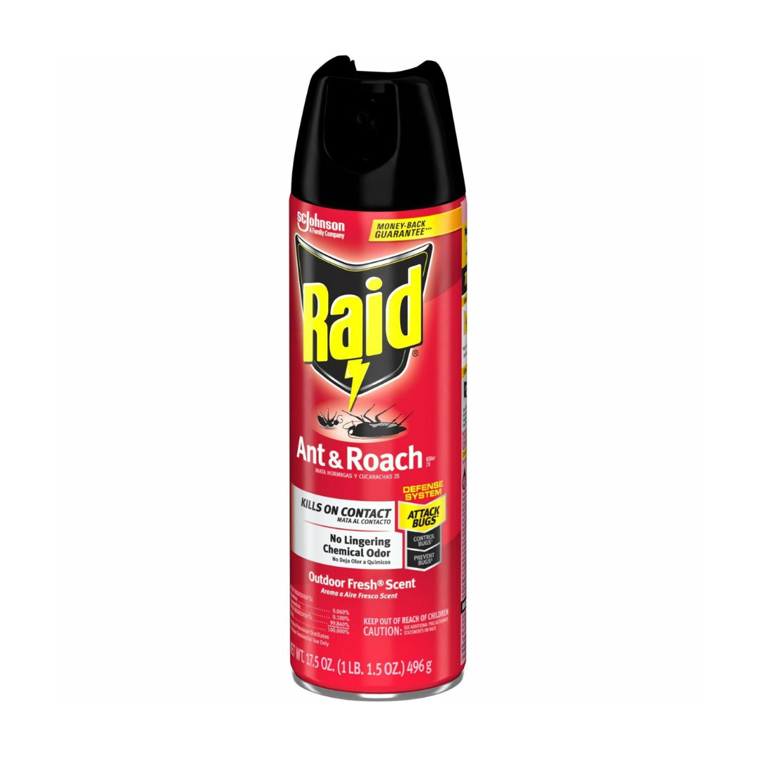 Raid 386220 Ant & Roach Killer - Outdoor Fresh, 17.5 Ounce Aerosol ...