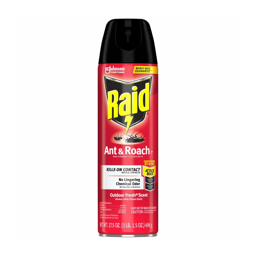 Raid 386220 Ant & Roach Killer - Outdoor Fresh, 17.5 Ounce Aerosol ...