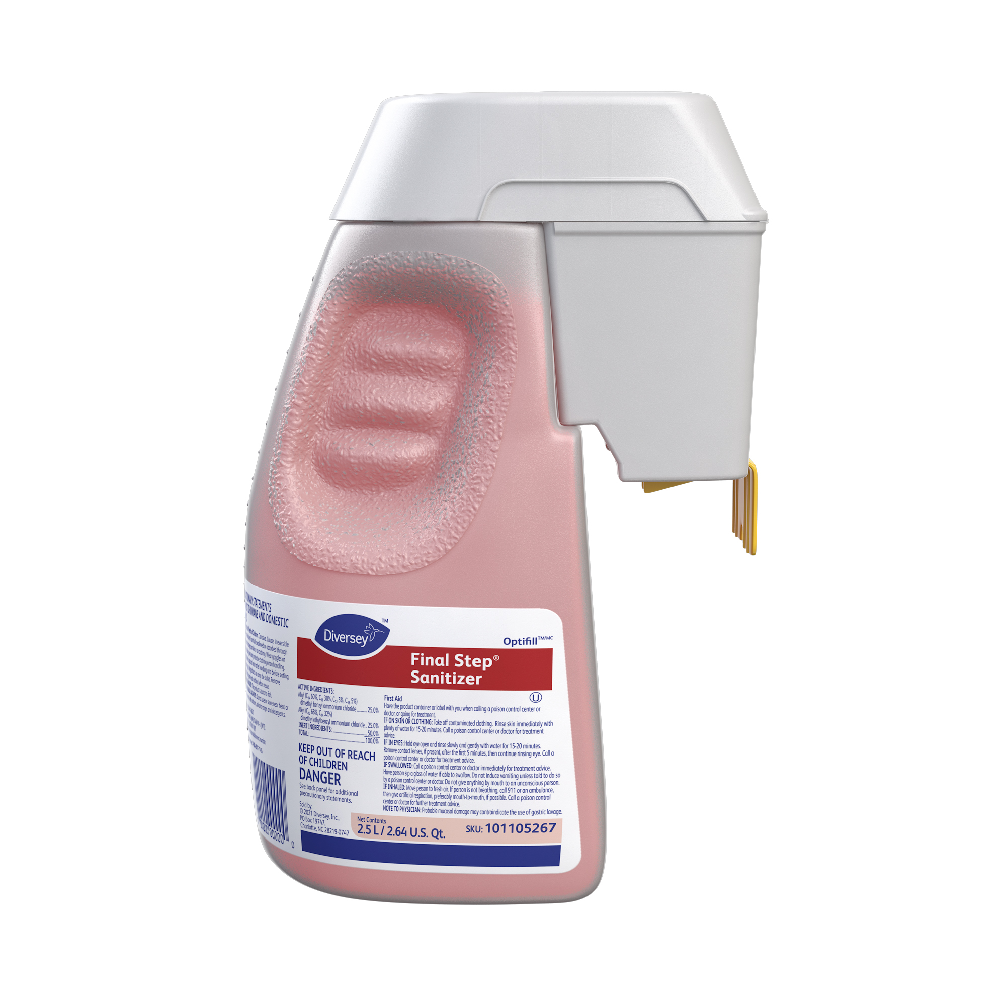 Diversey Suma Final Step Foodservice Sanitizer 101105267 - 2.5 Liter ...