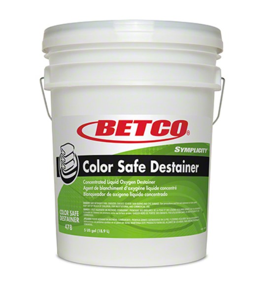 Betco 47878 Symplicity Color Safe Laundry Destainer - 5 Gallon Pail ...