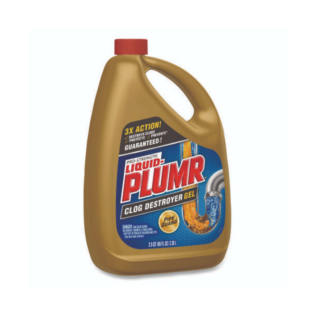 Clorox 00228 Liquid Plumr Pro Strength Full Clog Destroyer Plus ...