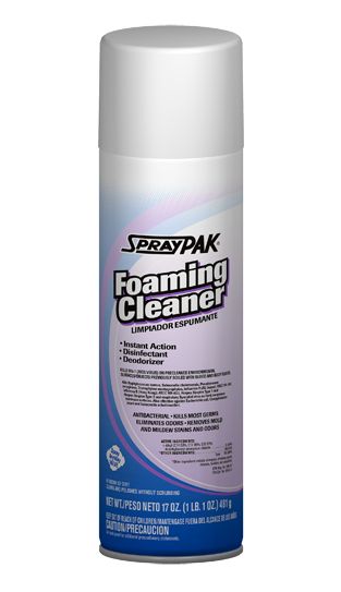 SprayPAK 4103 Foaming Disinfectant Cleaner 17oz Aerosol - 12 per Case ...