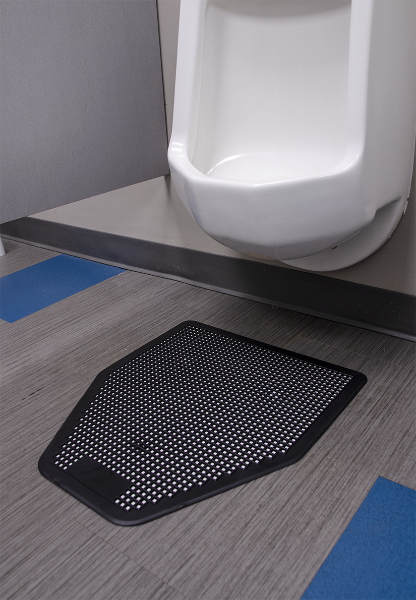 PowerFRESH Urinal Deo-Gard Disposable Floor Mat - Charcoal - 12517 ...