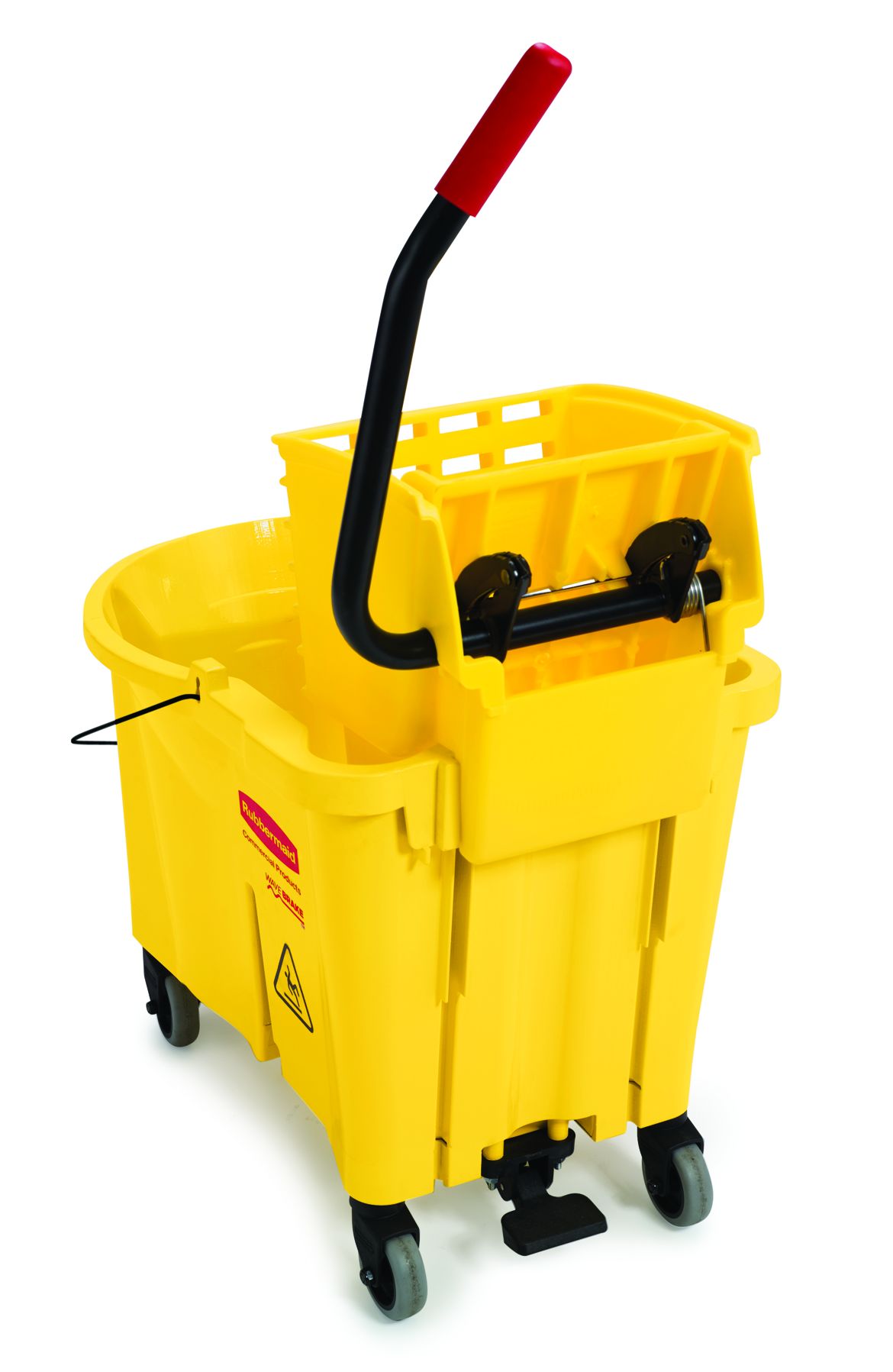 Rubbermaid Foot Activated Side Press Mop Bucket & Wringer Combo - 44 ...