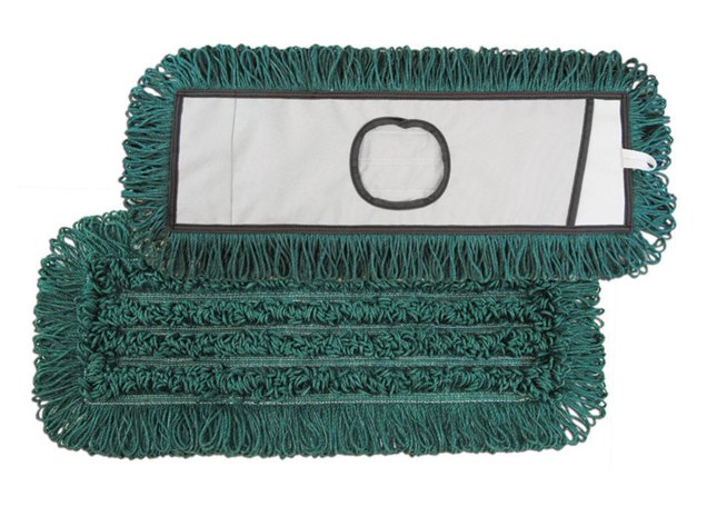 Looped Microfiber Dust Mop Head - 24 Inch, Green - 18788-24 ...