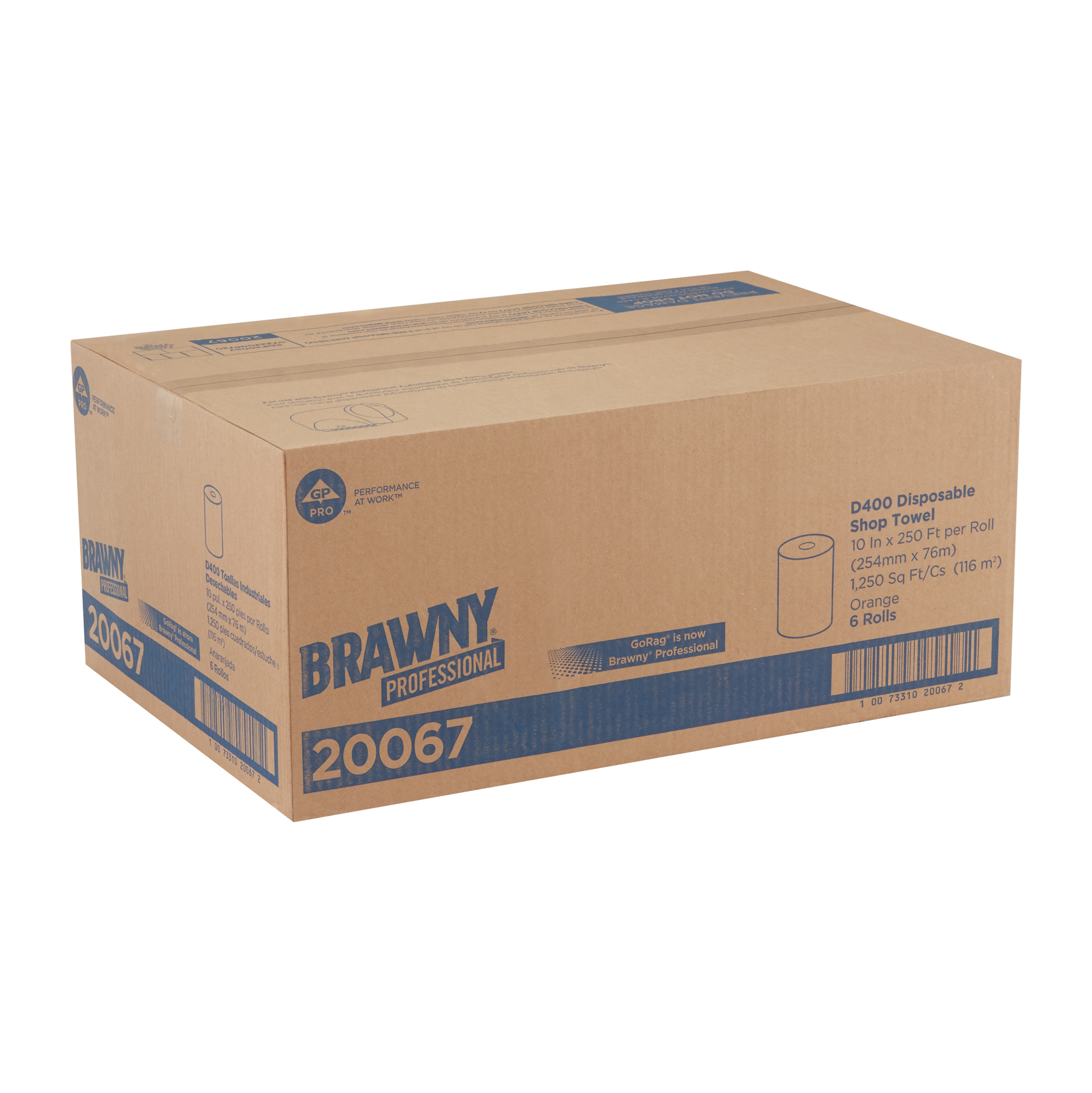 GP Pro 20067 Brawny Professional D400 Medium Weight All Purpose Shop ...