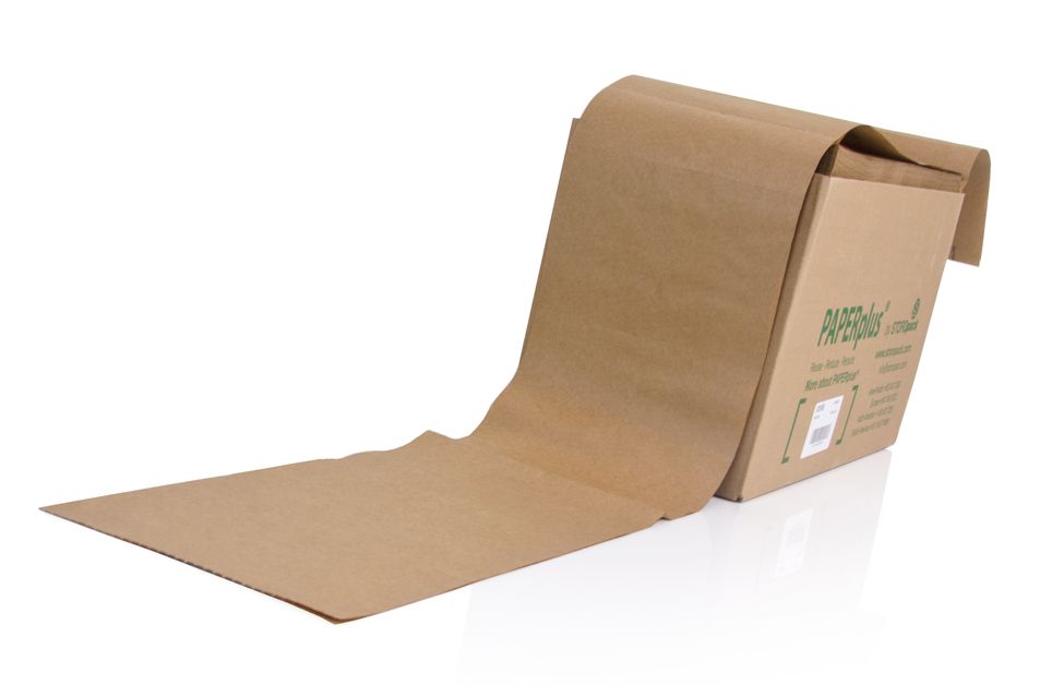 Storopack 533399 PAPERplus Papillon 2 ply Kraft Fanfold - 1640 feet ...