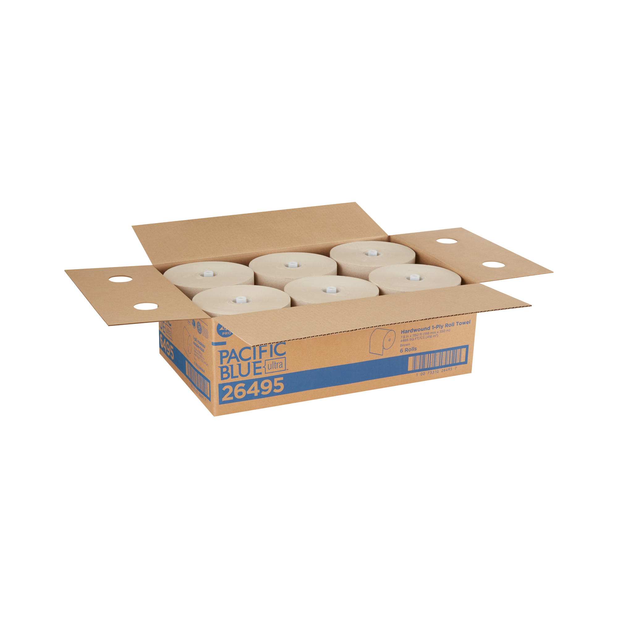 GP Pro 26495 Pacific Blue Recycled Paper Towel Roll Brown - 1150' x 8 ...