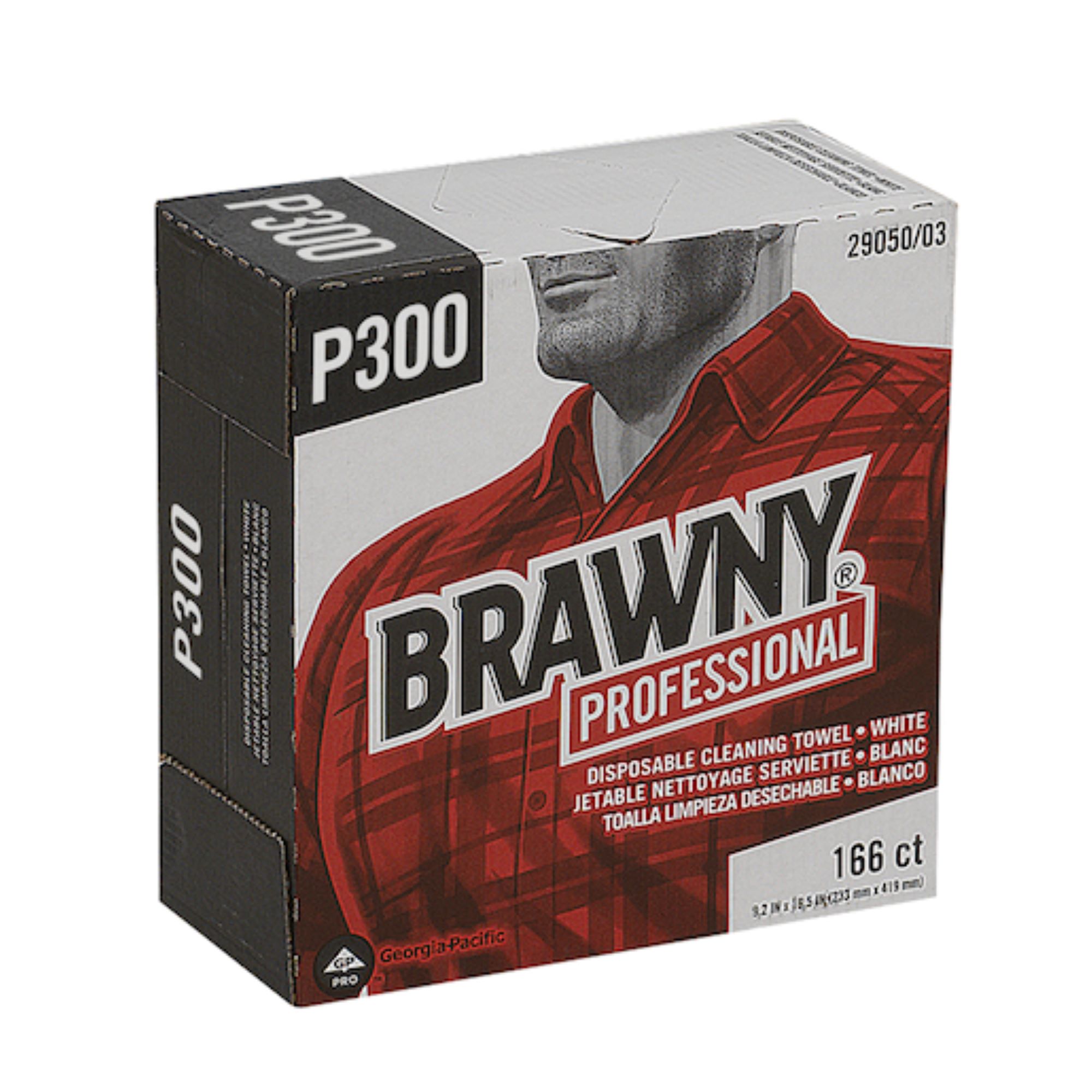 GP Pro 29050/03 Brawny Professional P300 Disposable 4-Ply Scrim ...