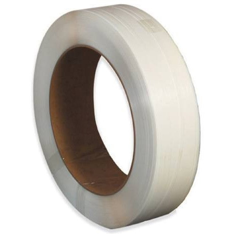 Machine Grade Polypropylene Strapping - 3/8" x 12,900' 300#, White ...