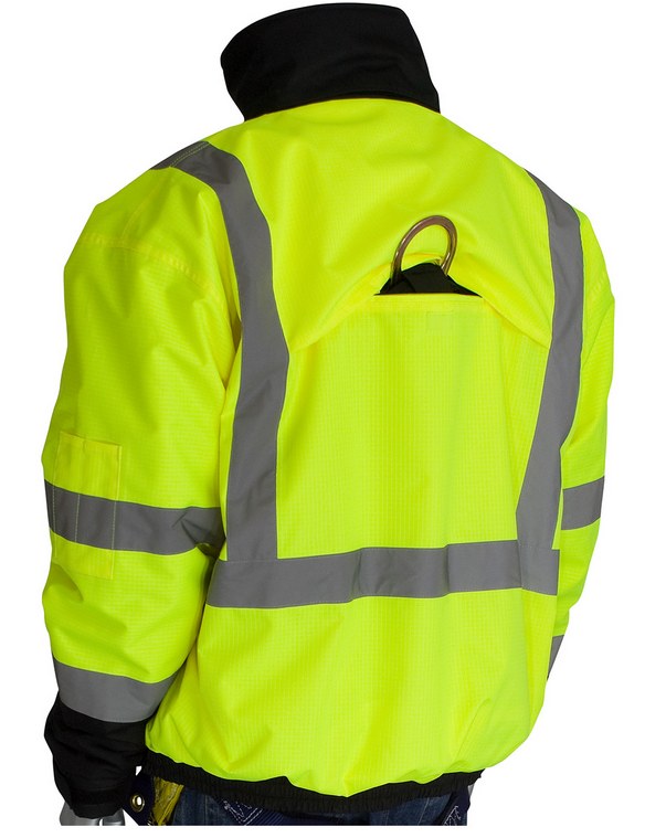 ANSI Type R Class 3 Rip Stop Premium Plus Bomber Jacket with Zip-Out ...