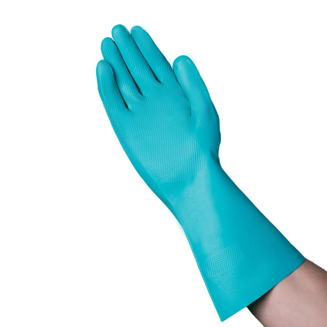 Vanguard C14B210 Chemical Resistant Nitrile Gloves Flock Lined with ...