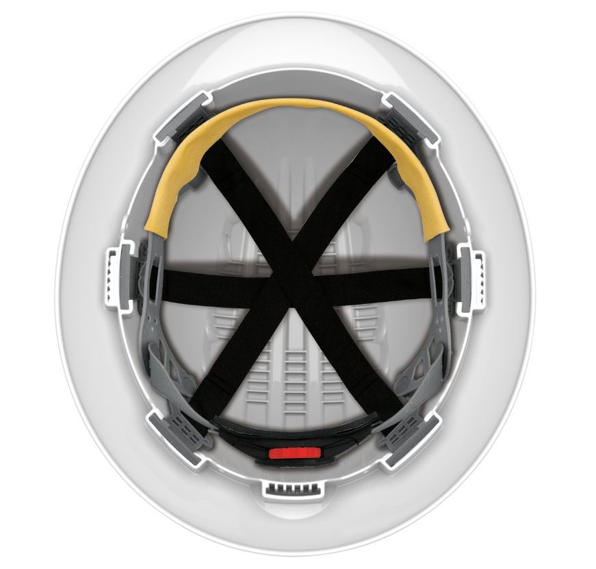 Evolution Deluxe Full Brim Hard Hat - White - SupplyDen