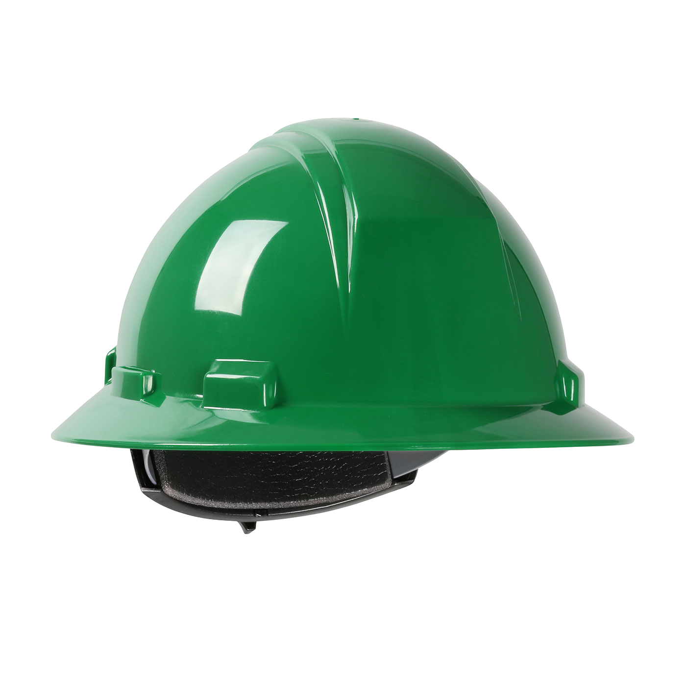 Kilimanjaro Full Brim Hard Hat with HDPE Shell, 4-Point Textile ...
