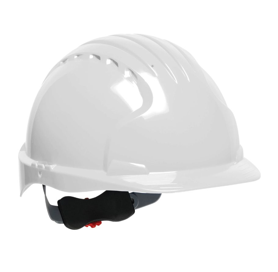 Evolution Deluxe Standard Brim HDPE Shell Hard Hat with Wheel Ratchet ...