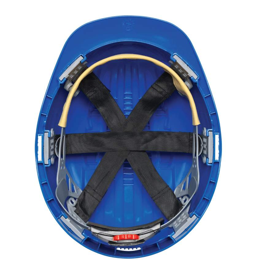 Evolution Deluxe Standard Brim HDPE Shell Hard Hat with Wheel Ratchet ...