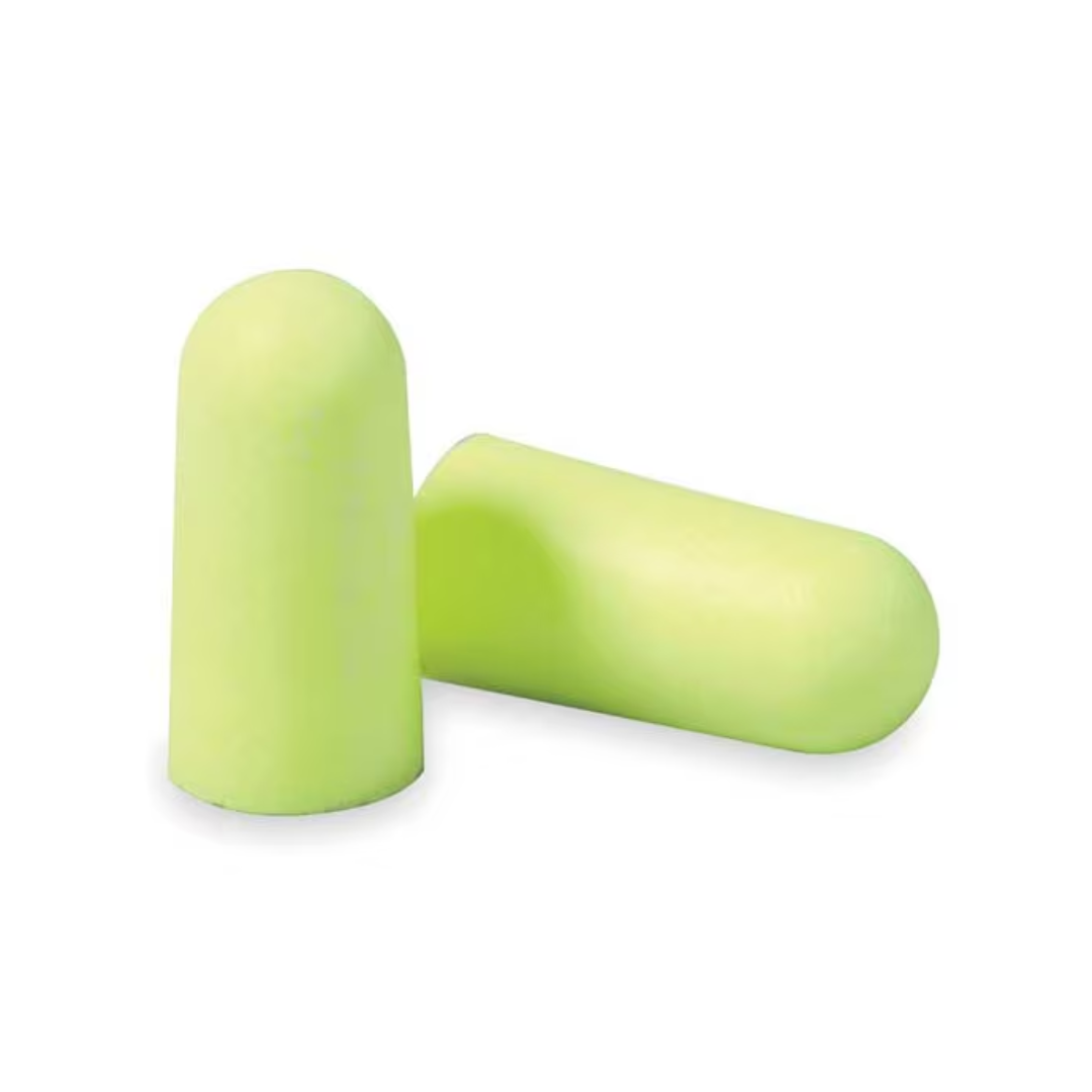 3M E-A-Rsoft Yellow Neons Earplugs 312-1250, Uncorded, Poly Bag 200 ...