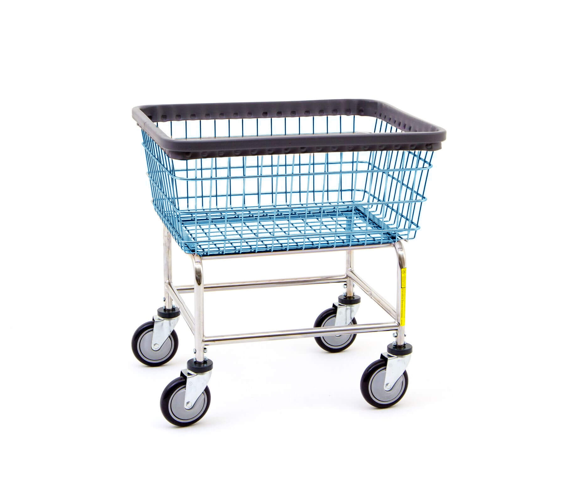 Standard Laundry Cart - Chrome/Blue - SupplyDen
