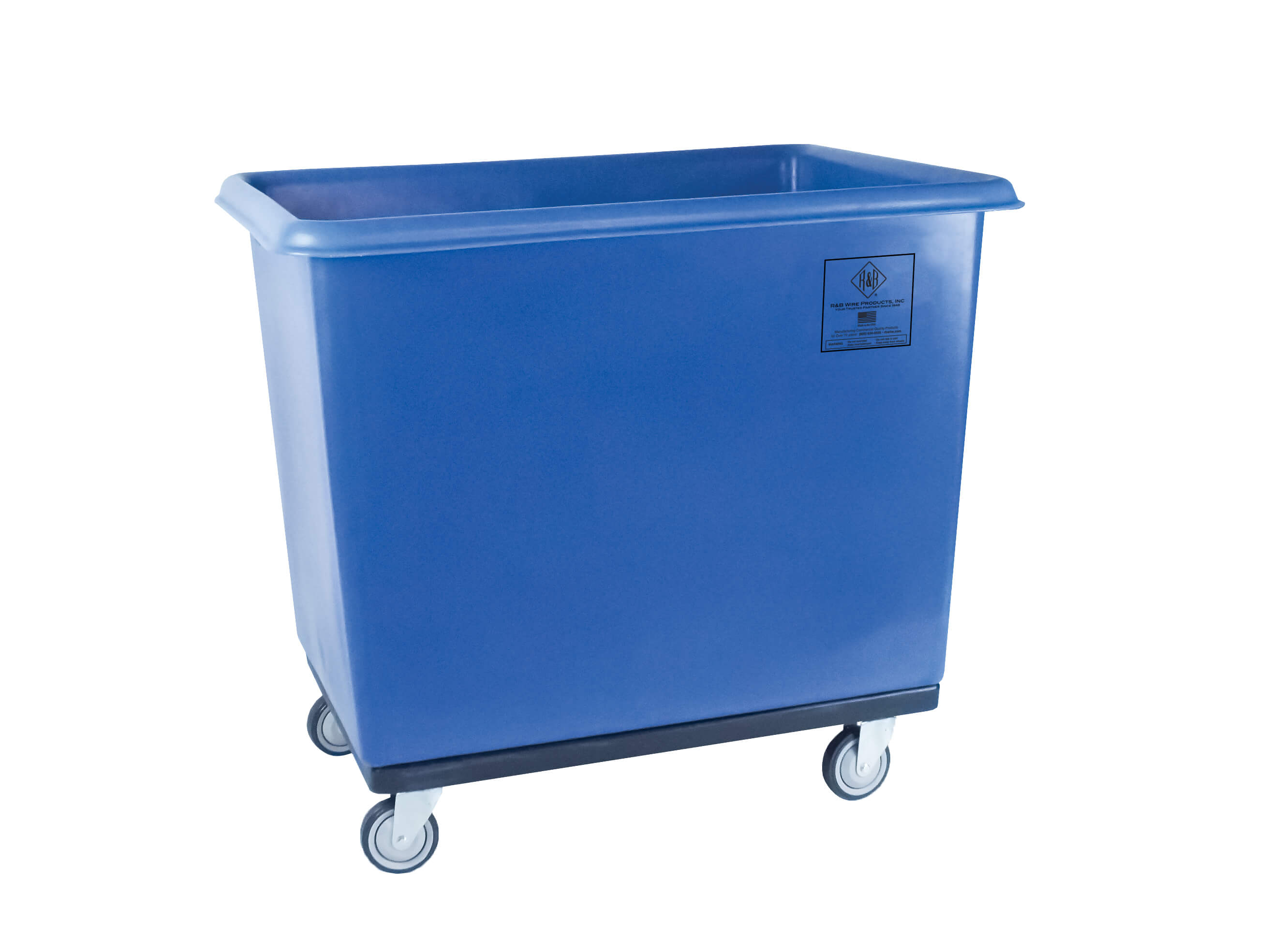 Standard Poly Truck - 6 Bushel, Blue - SupplyDen