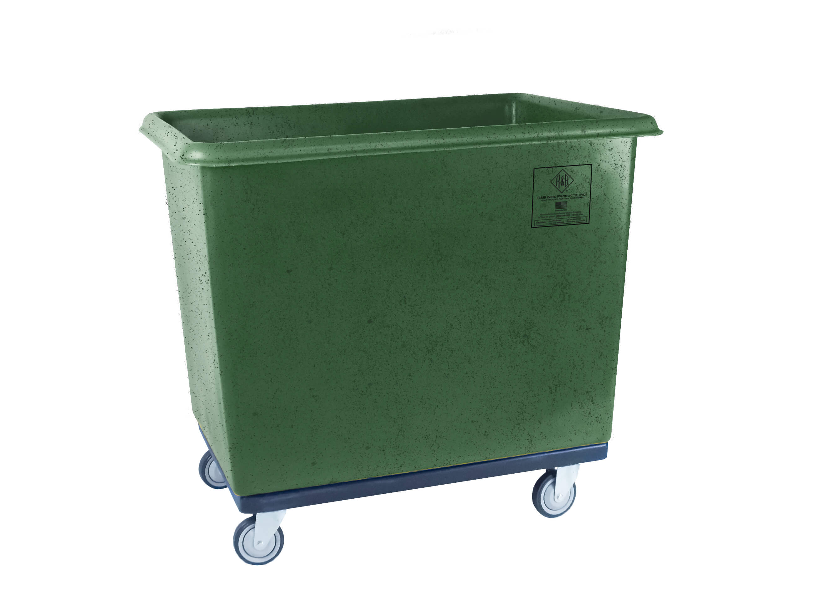 Standard Poly Truck - 10 Bushel, Verde Granite - 51051VG | Commercial ...