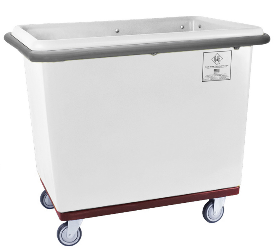 Poly Bumper Truck - 20 Bushel, White - 51064W | Commercial & Industrial ...