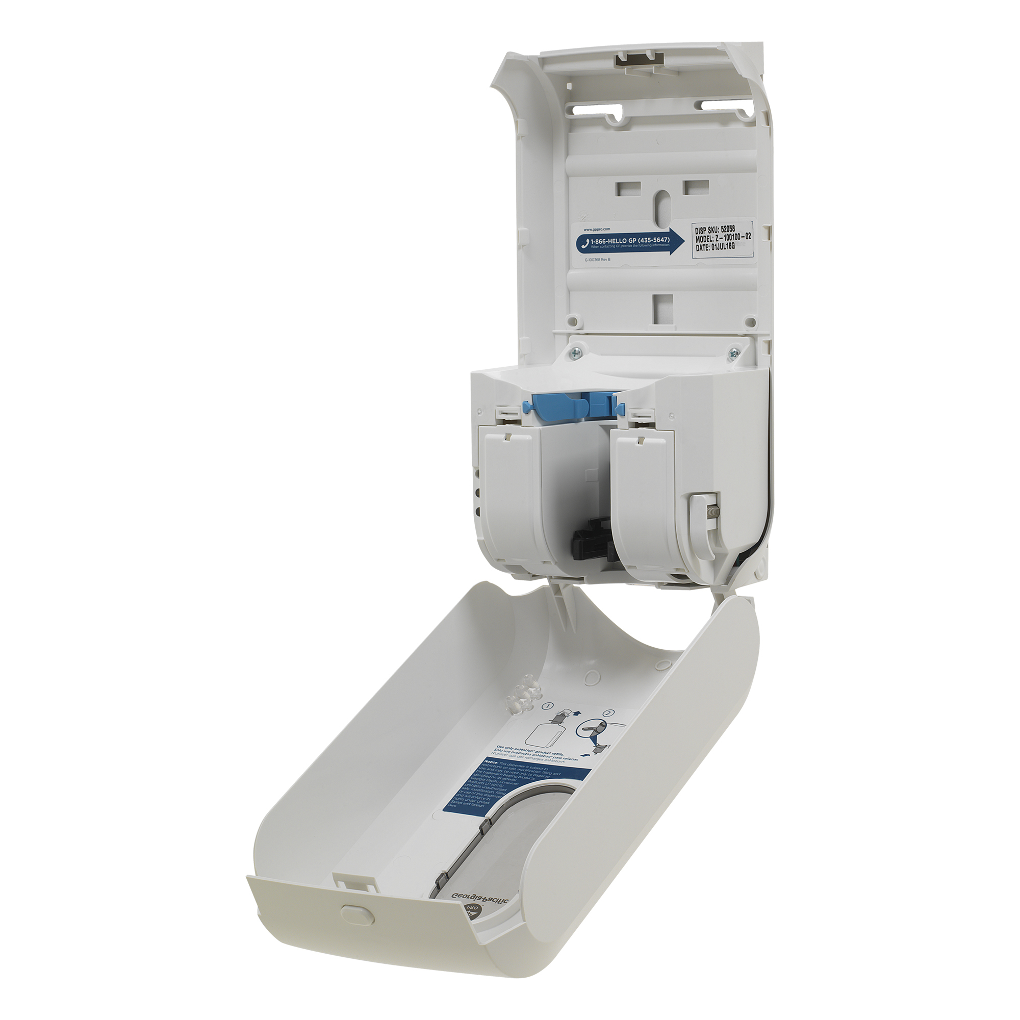 GP Pro 52058 enMotion Gen2 Automated Touchless Soap & Sanitizer ...