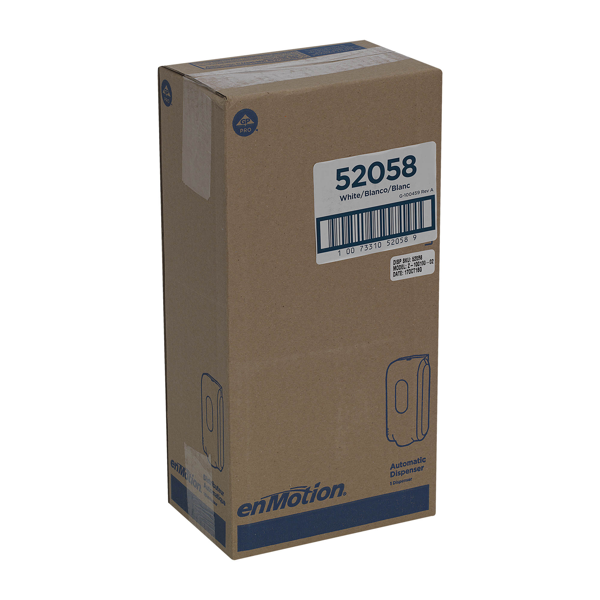 GP Pro 52058 enMotion Gen2 Automated Touchless Soap & Sanitizer ...