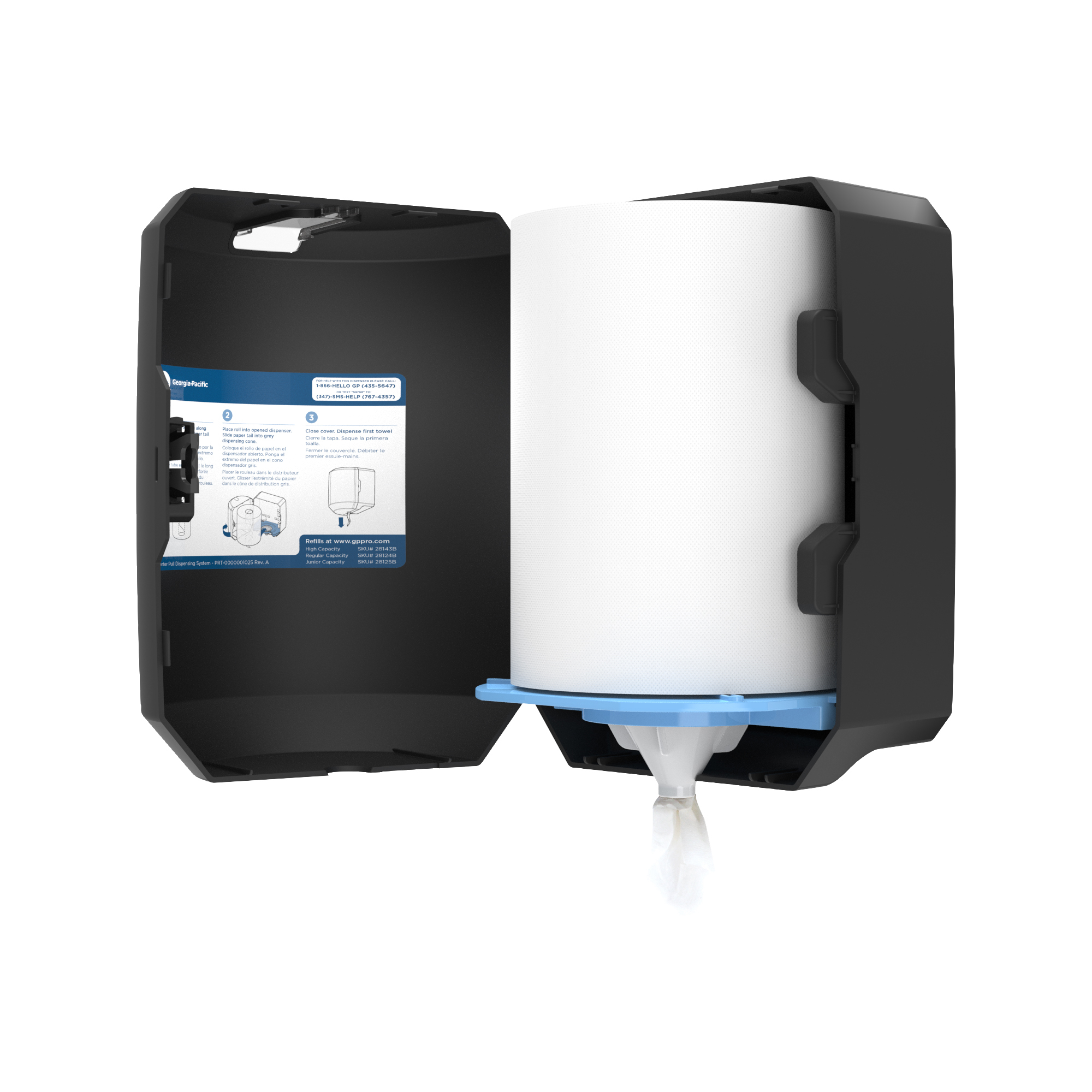 GP Pro 58008B SofPull Junior Capacity Centerpull Paper Towel Dispenser ...