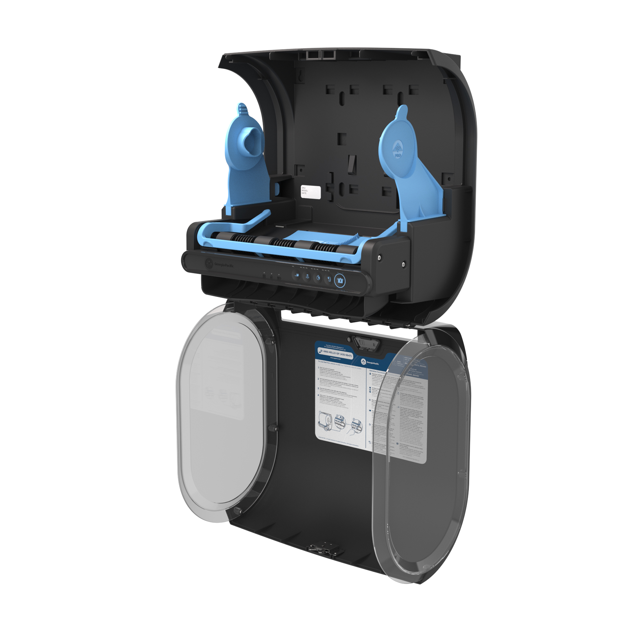 GP Pro 59488A enMotion Impulse 10" Automated Towel Dispenser - Black ...