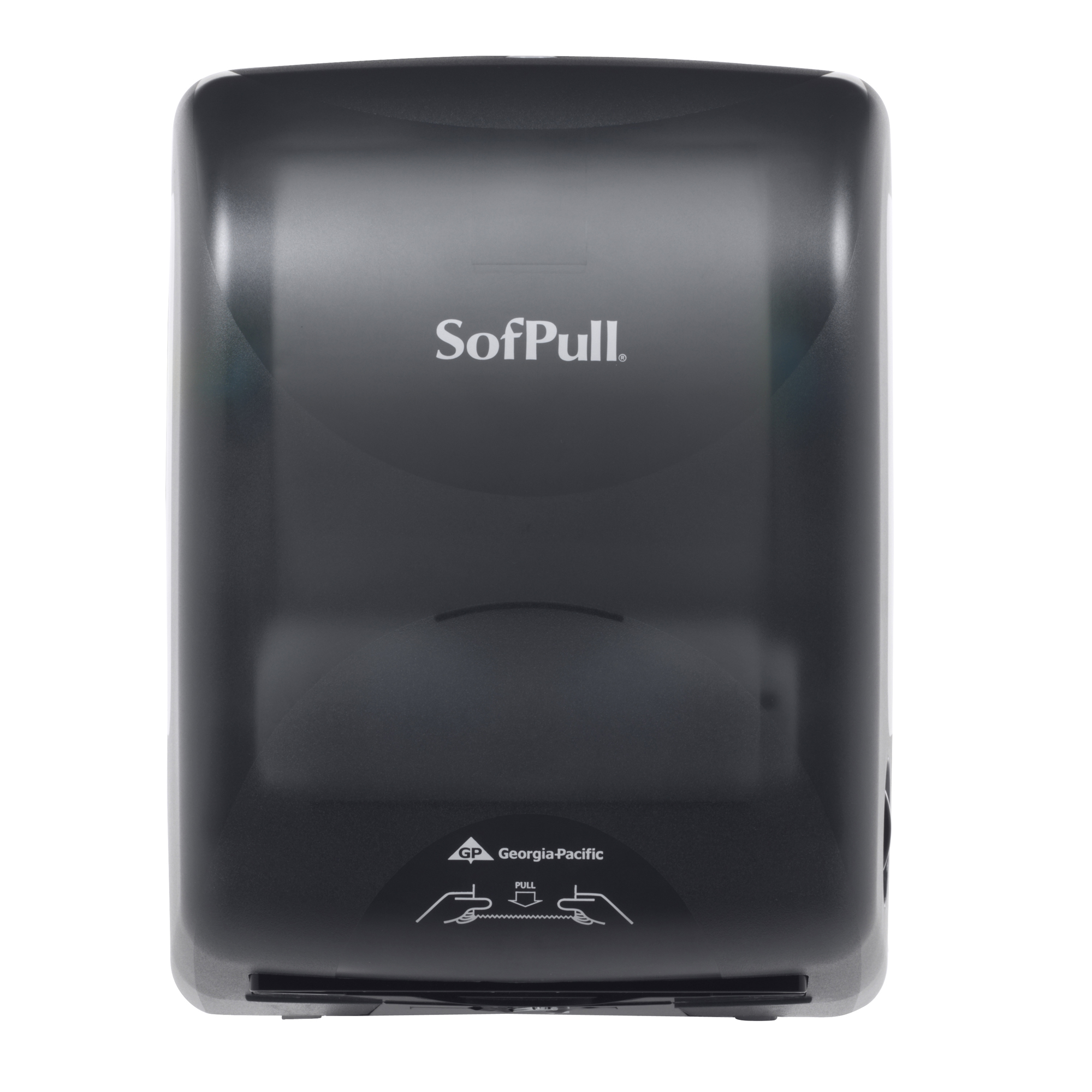 GP Pro 59489 SofPull Mechanical Hardwound Roll Towel Dispenser - Smoke ...