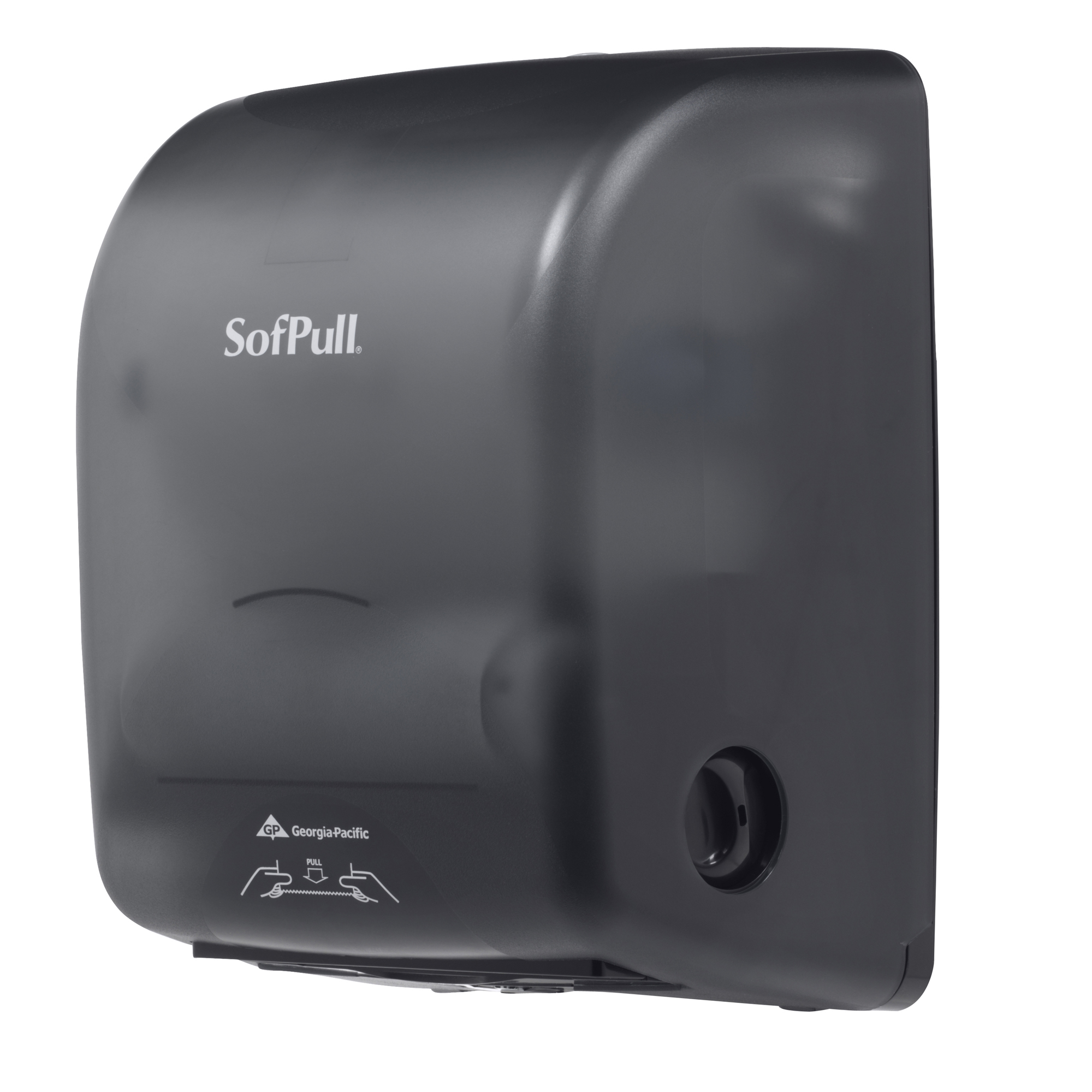 GP Pro 59489 SofPull Mechanical Hardwound Roll Towel Dispenser - Smoke ...
