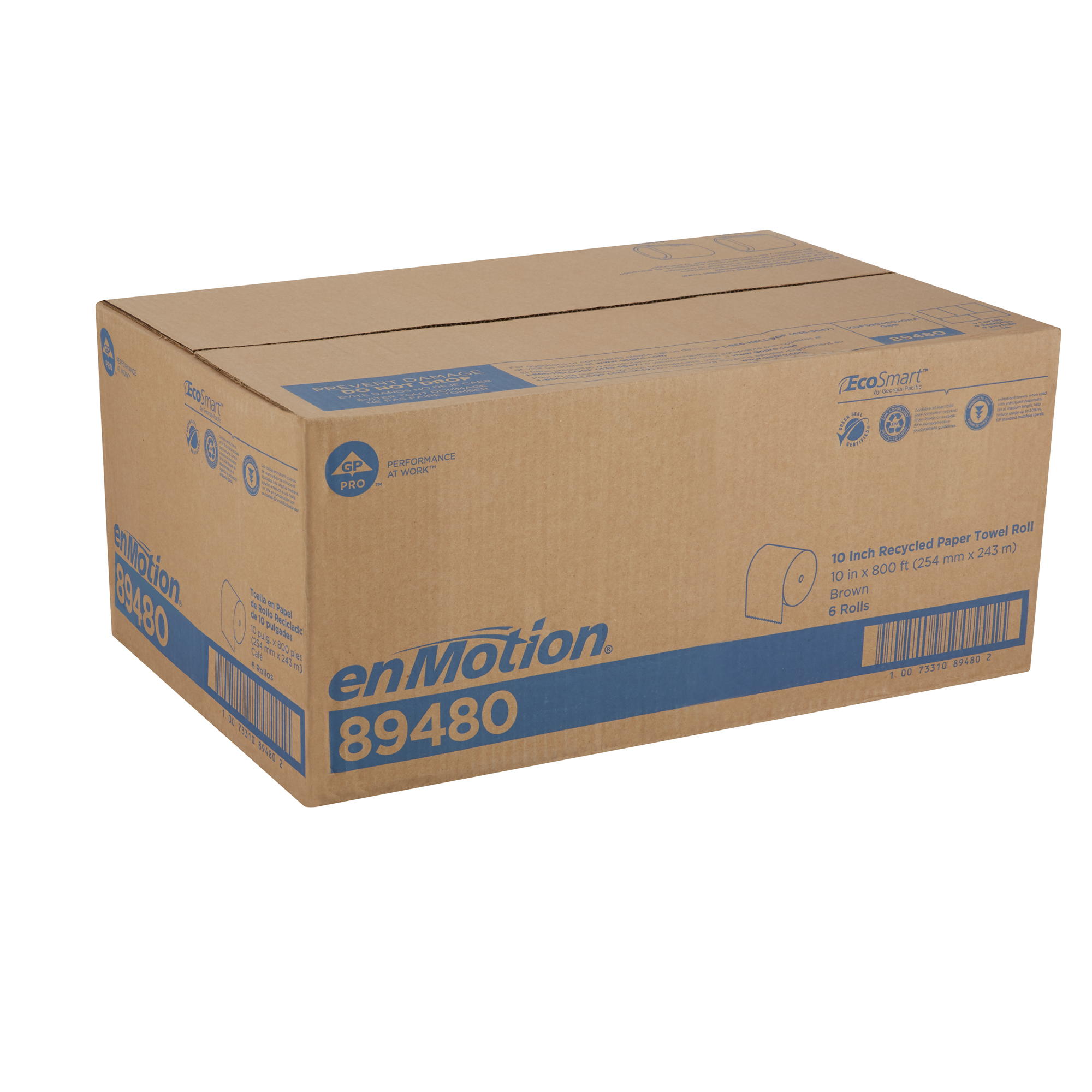 GP Pro 89480 enMotion High Capacity Touchless Brown Roll Towels - 800 ...
