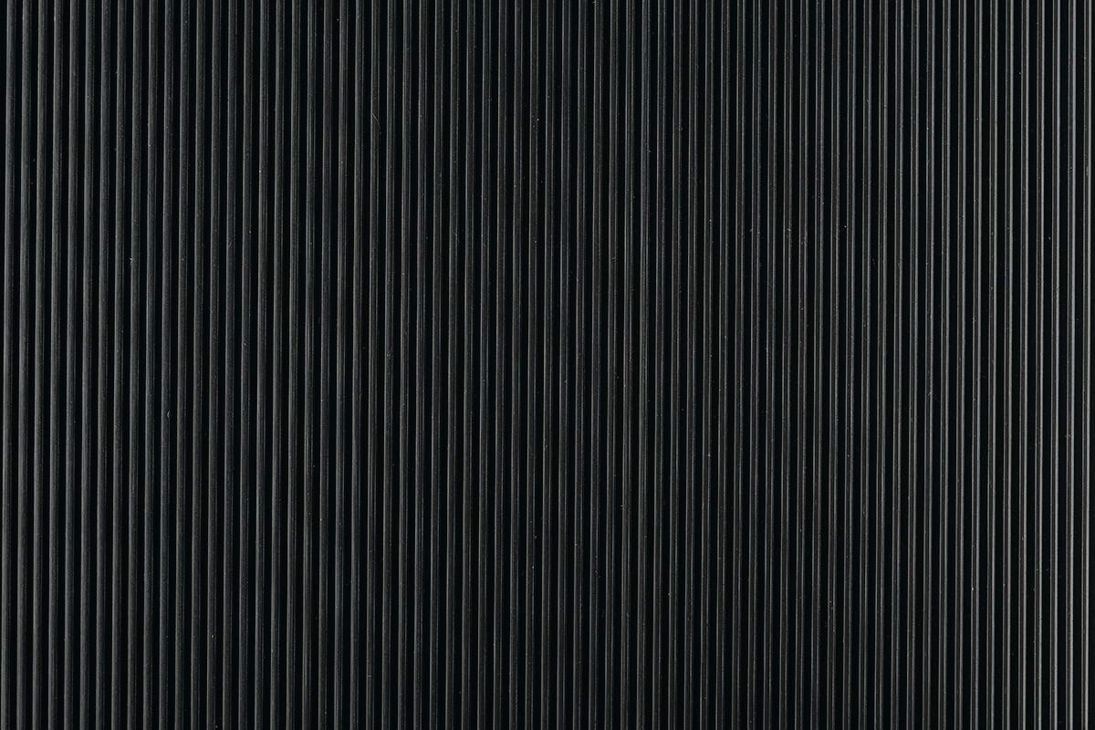 Dimex ASTM D178 Type II Class 2 Corrugated 1/4" Switchboard Runner Matting - Black, 48" x 75 ...