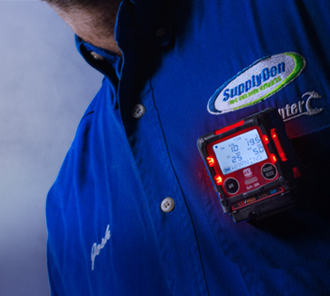 RKI Instruments GX-3R 72-RA-D Confined Space 4 Gas Monitor with 12 VDC ...