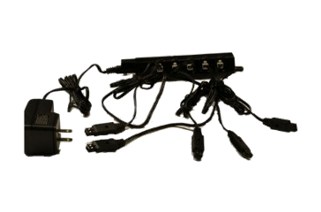 RKI Instruments 49-0134 5-unit Charger Adapter Cables with Connector ...