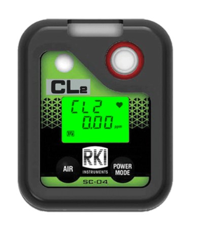 RKI Instruments 73-0075 SC-04 Series Chlorine (Cl2) Single Gas Monitor ...