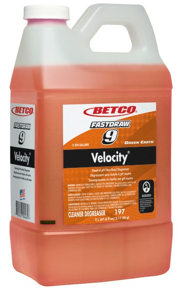 Betco 1974700 Green Earth FastDraw Velocity Cleaner Degreaser - 2 Liter ...