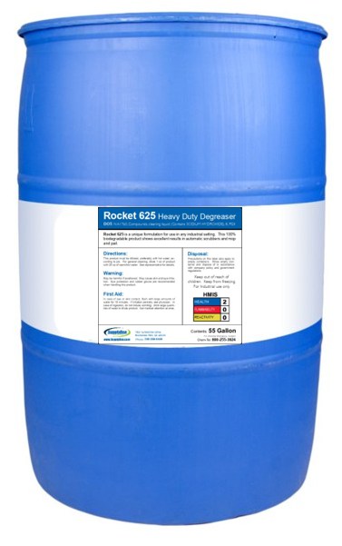 Rocket 625 Heavy Duty Degreaser Cleaner - 55 Gallon Drum - 10997 ...
