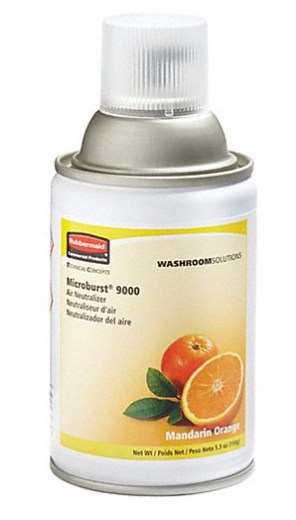 Rubbermaid TC 402093 Microburst 9000 Air Neutralizer - Mandarin Orange ...