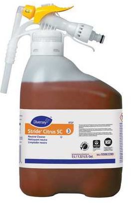 Diversey Stride Citrus Neutral Cleaner 93063390 - 5 Liter RTD - 10756 ...