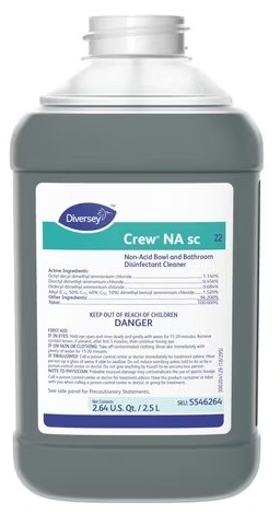 Diversey Crew NA SC Non-Acid Bowl & Bathroom Disinfectant Cleaner ...