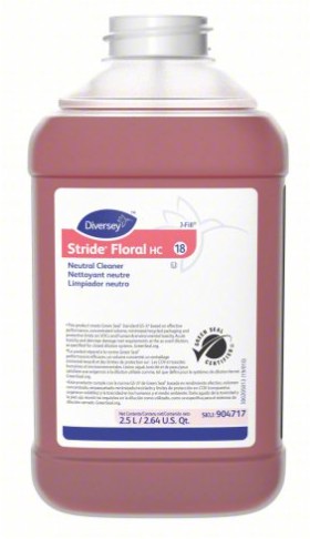 Diversey Stride Floral HC Neutral Cleaner 101109757 - 2.5 Liter J-Fill ...
