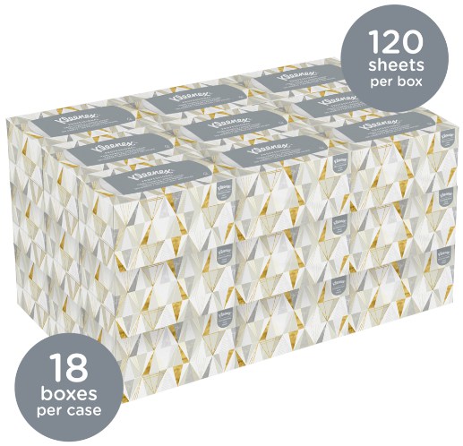 Kleenex Folded Hand Paper Towels 01701 Pop-Up Box - 120 Sheets per Box ...