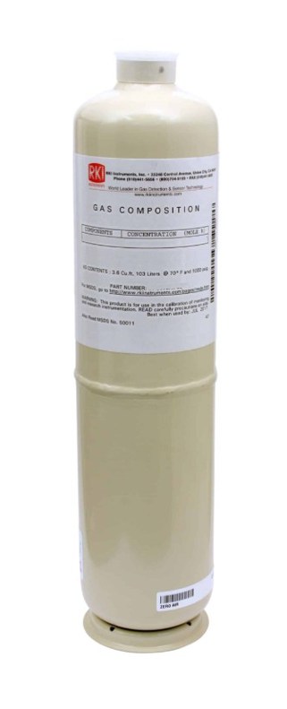 RKI Instruments 81-0064RK-03 103L Steel Calibration Gas Cylinder - CO ...