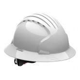 Evolution Deluxe Full Brim Hard Hat - White - SupplyDen