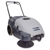 Used Advance Terra 28B 28" Walk Behind Sweeper with Gel Battery and On ...