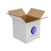 12" x 12" x 12" White Corrugated Pre-Printed Box 32ect - 96673 ...